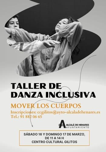 TALLER DE DANZA INCLUSIVA: MOVER LOS CUERPOS - CulturAlcalá